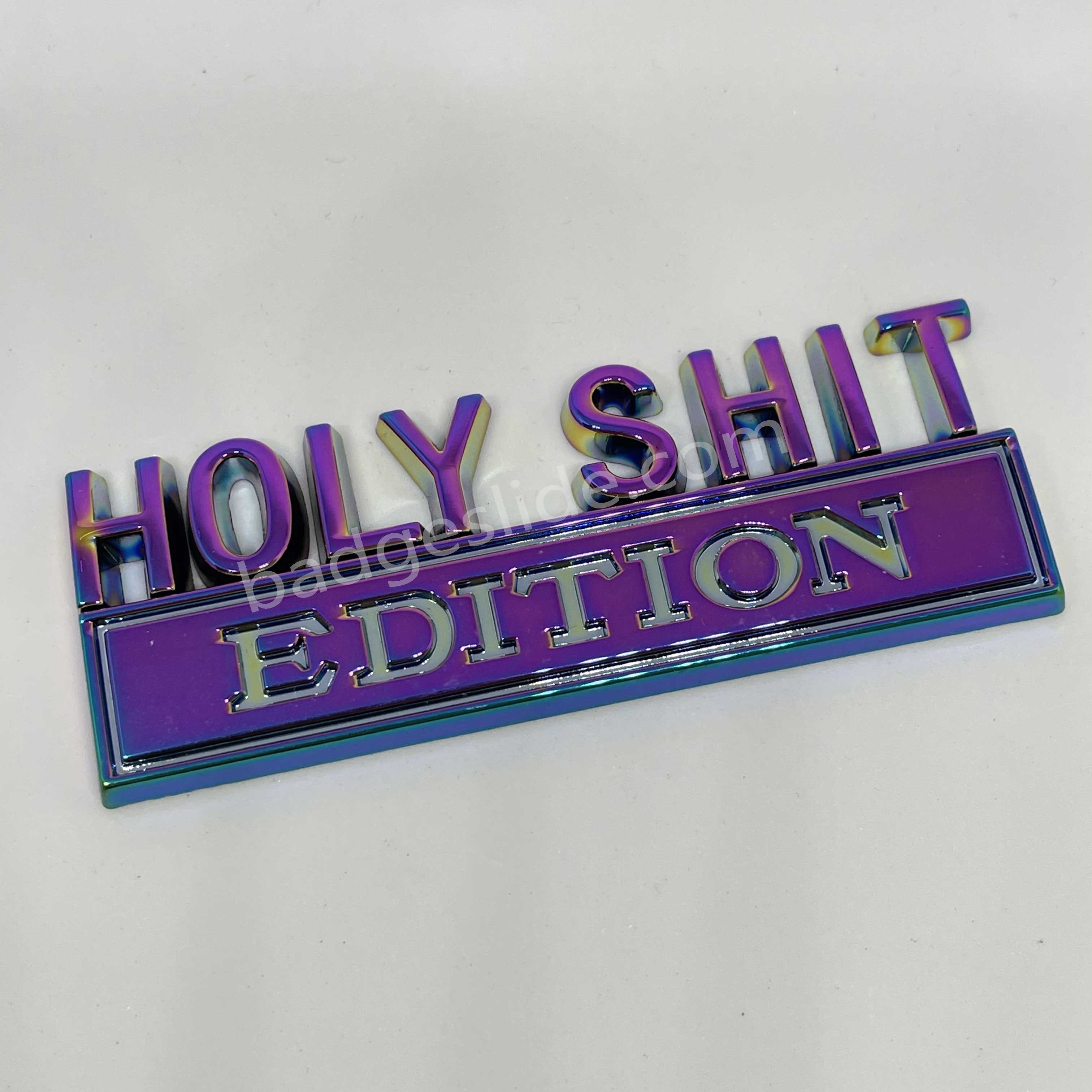 The Original HOLY SHIT EDITION Emblem Fender Badge – metaloving