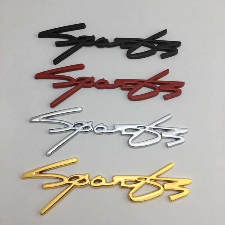 Sports 3D Raised Metal Emblem Badge – metaloving